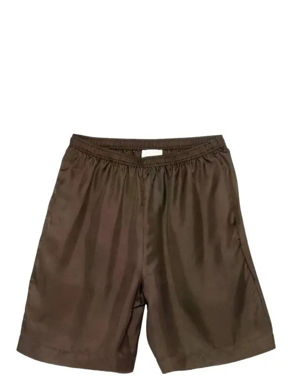 Loulou De Saison Zinia Elasticated Shorts - Brown