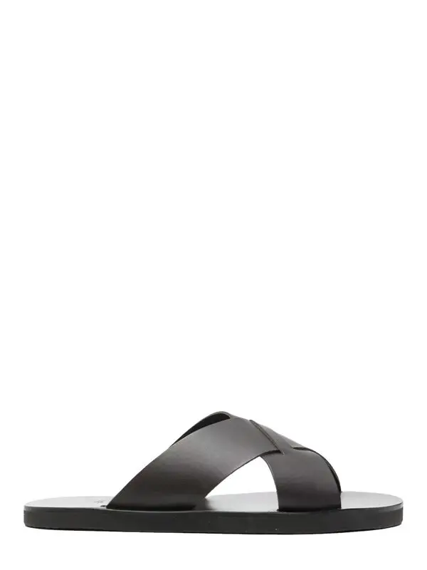 ANCIENT GREEK SANDALS Bios Criss-cross Sandals - Brown