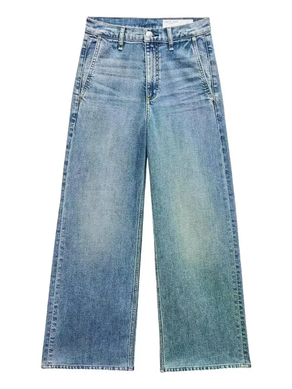 Rag & Bone Button-fastening Jeans - Blue