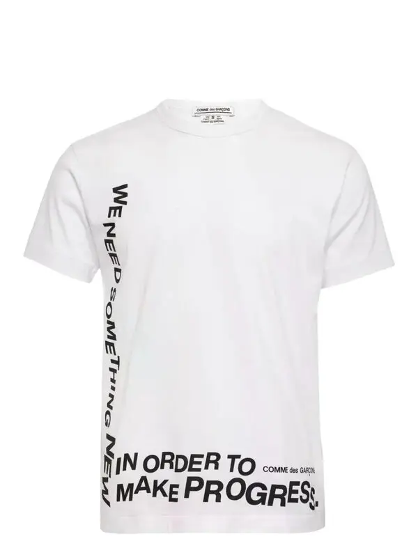 Comme Des Garçons Cotton T-shirt - White