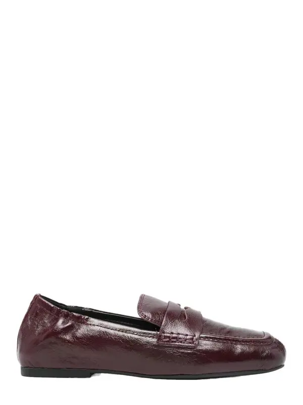Ash Leather Loafers - Red