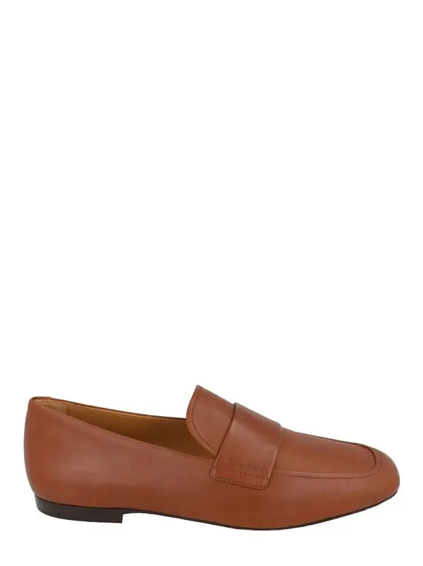 FERRAGAMO Gedeone Leather Loafers - Brown