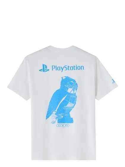 OVO X Playstation Wireframe Owl T-shirt - White