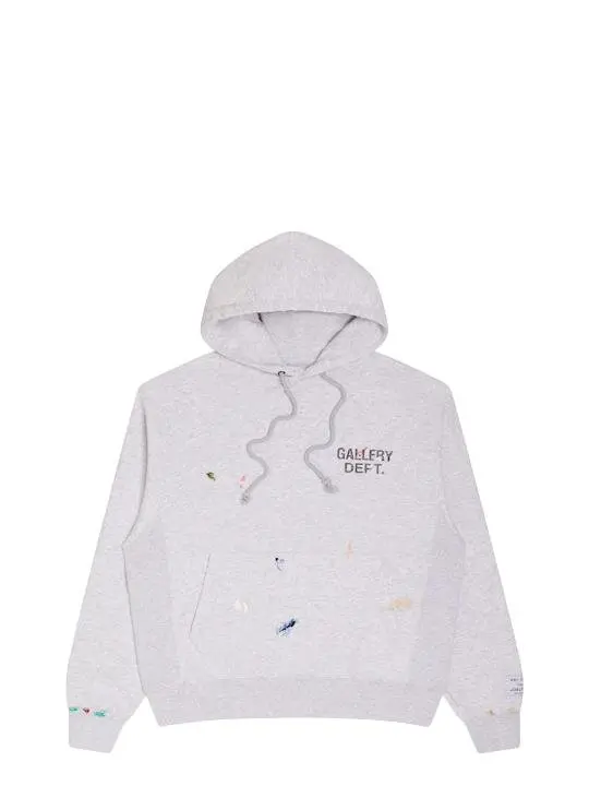 GALLERY DEPT. Paint Logo Hoodie - Light Heather Grey