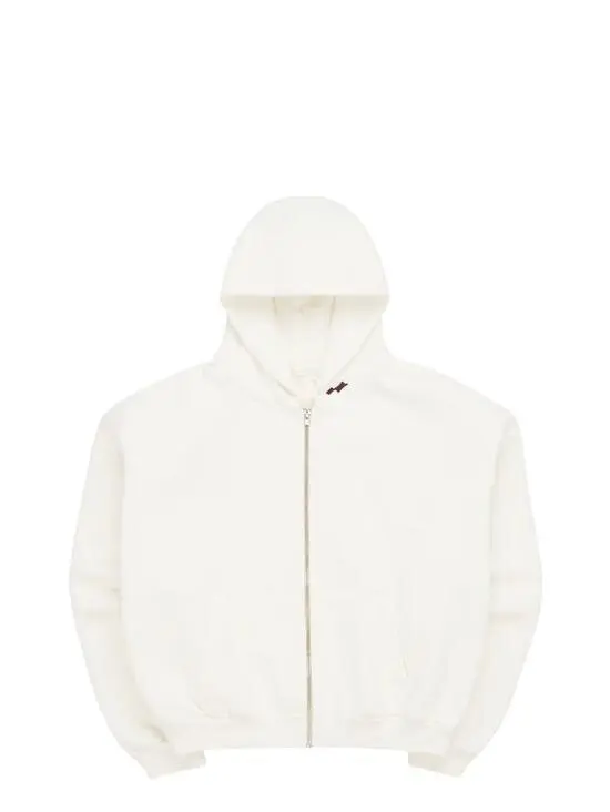 SKYLRK Knit Zip Hoodie - Natural No Dye