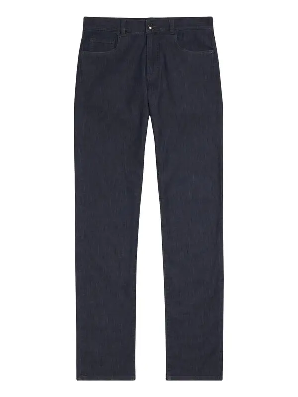 Canali Straight Leg Jeans - Blue