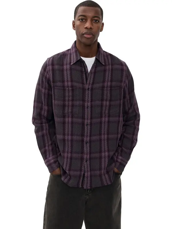 Rag & Bone Cpo Twill Plaid Shirt - Prffx
