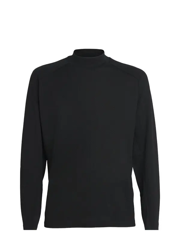 Sease Merino Wool Turtle Neck Base Layer - Black