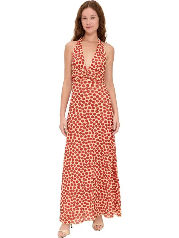 RESA Chelsea Polka Dot Maxi Dress - Compari