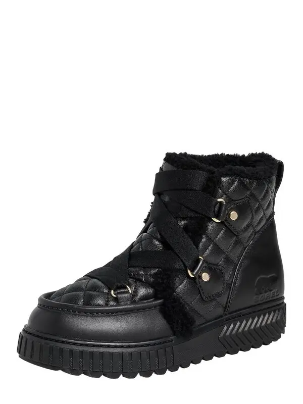 Sorel Ona Ave Alpine Lux Boots - Black/sea Salt