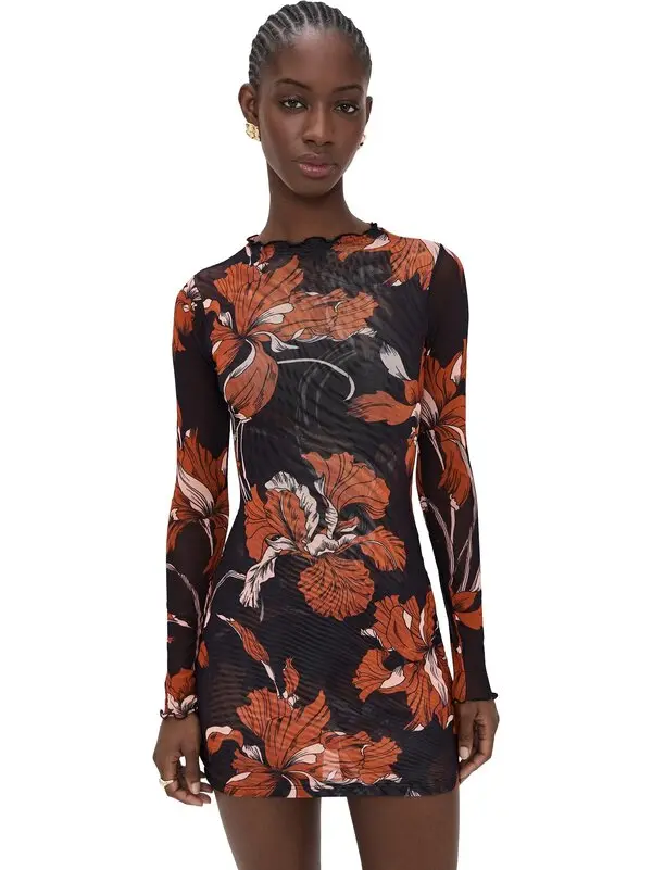 RESA Tyler Floral Print Mini Dress - Couer