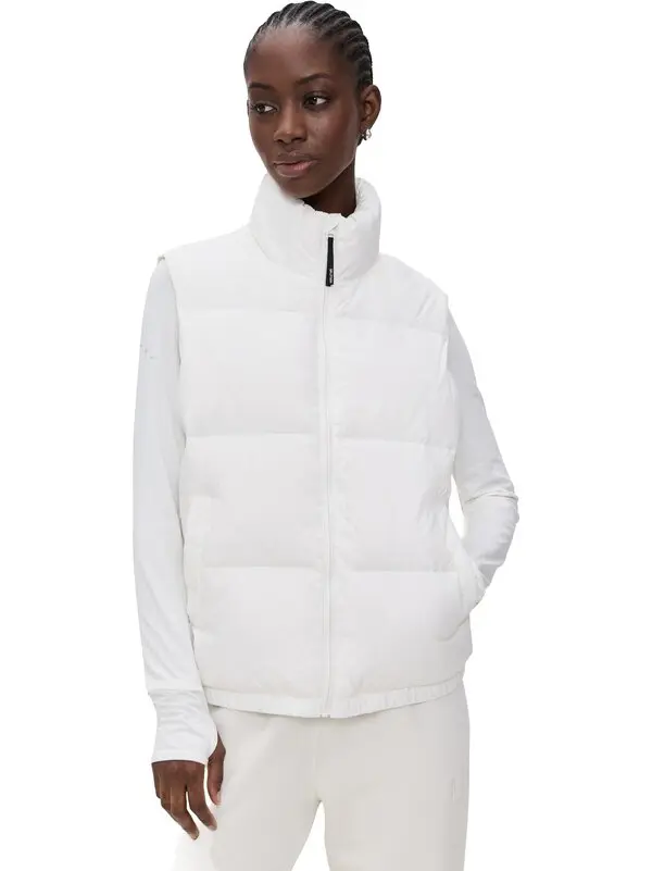 Splits59 Summit Nylon Puffer Vest - White