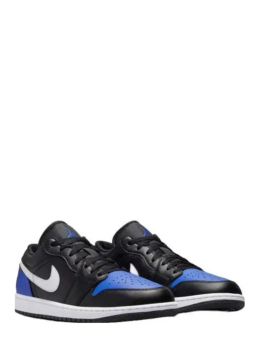 JORDAN Air 1 Low Basketball Sneakers - 042 Black/game Royal/white
