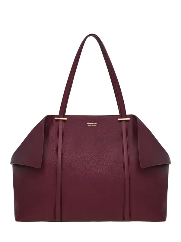 FERRAGAMO Folded Tote Bag - Violet