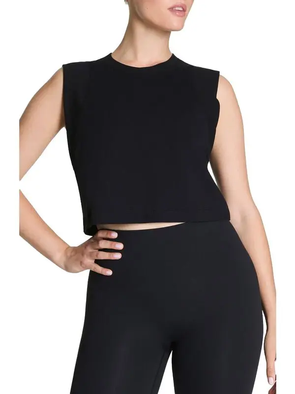 Spanx Supernaturals Muscle Tee - Very Black
