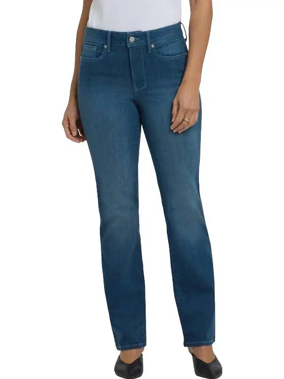 NYDJ Marilyn High Waist Straight Leg Jeans - Hugo Rain