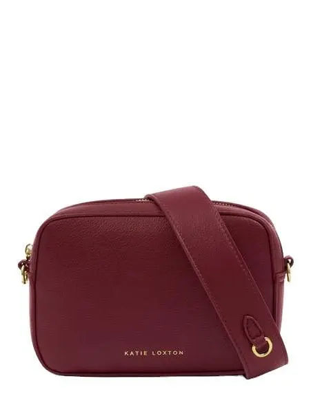 KATIE LOXTON Avery Small Crossbody Camera Bag - Cherry