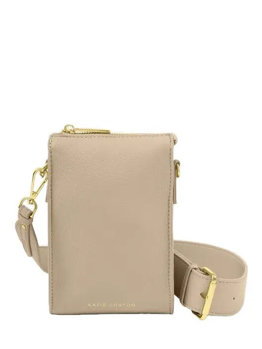 KATIE LOXTON Avery Slim Crossbody Bag - Light Taupe