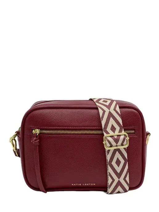KATIE LOXTON Hallie Crossbody Bag - Cherry