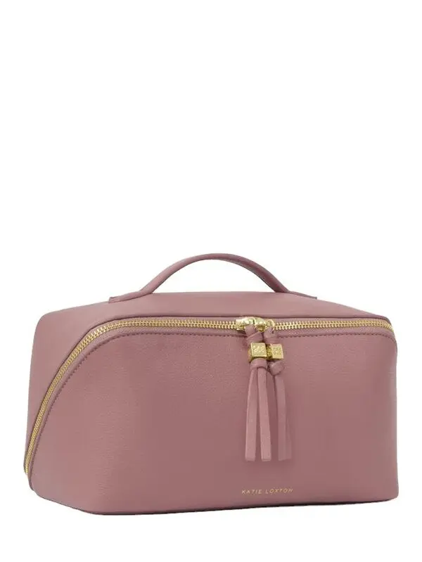 KATIE LOXTON Large Toiletry Bag - Deep Rose
