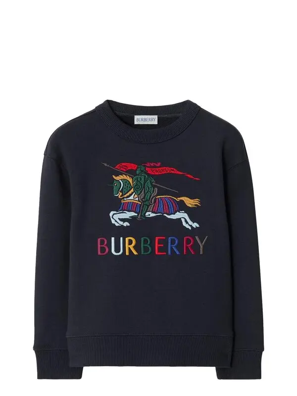 Burberry Ekd Cotton Sweatshirt - Navy