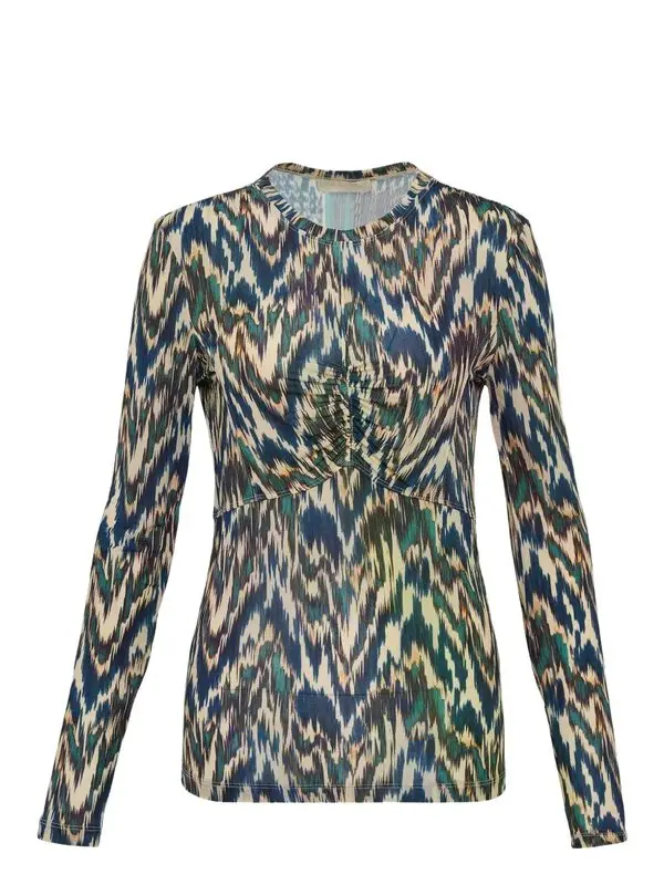 Ulla Johnson Neri Long-sleeved Top - Blue