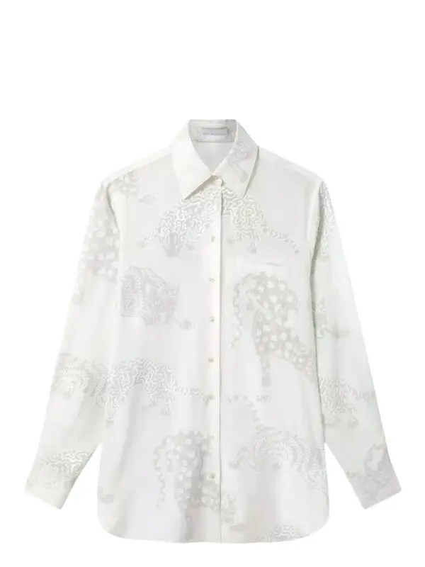 Stella McCartney Leopard-pattern Shirt - Neutrals