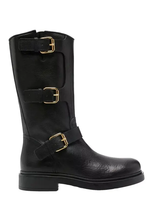 Agl Loren Buckle Strap 30 Boots - Black