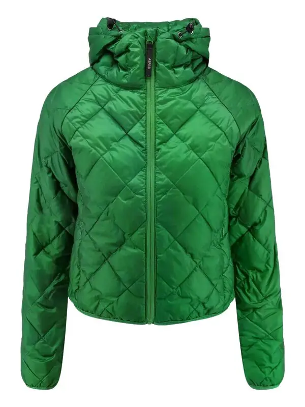 Aspesi Zip Hooded Jacket - Green