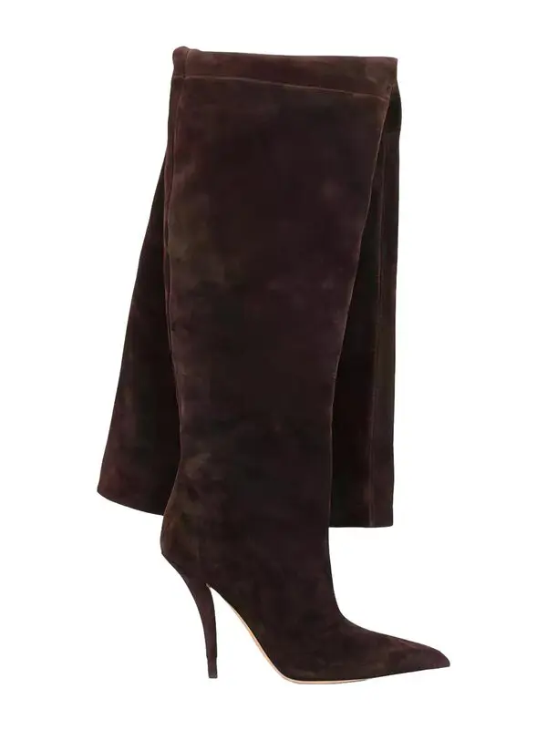 Paris Texas 105mm Jessica Pointed Boots - Brown