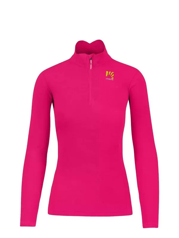 KARPOS Long-sleeve Half-zip Sweatshirt - Pink