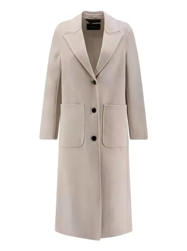 PALTO' Elsa Patch Pocket Coat - Neutrals
