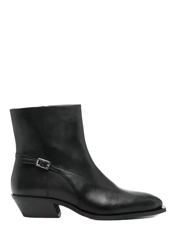 ALOHAS 35mm Buckle-strap Boots - Black