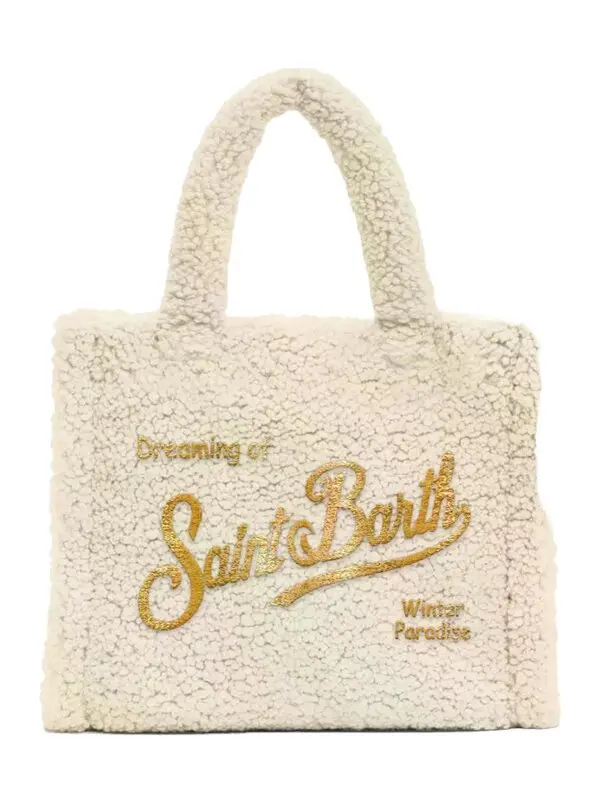 MC2 SAINT BARTH Logo-detail Tote Bag - Neutrals