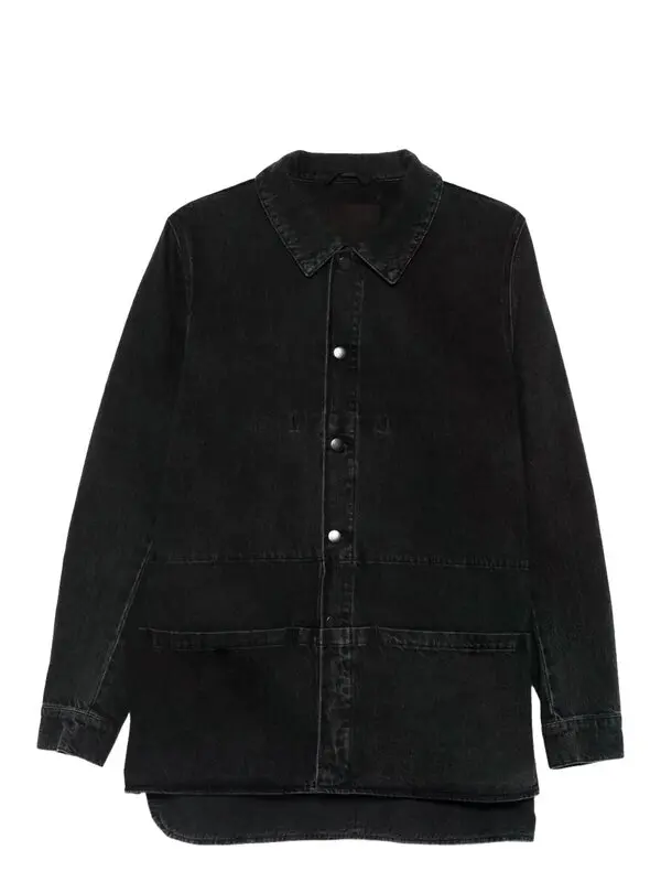 NOMEN NESCIO Buttoned Denim Jacket - Black