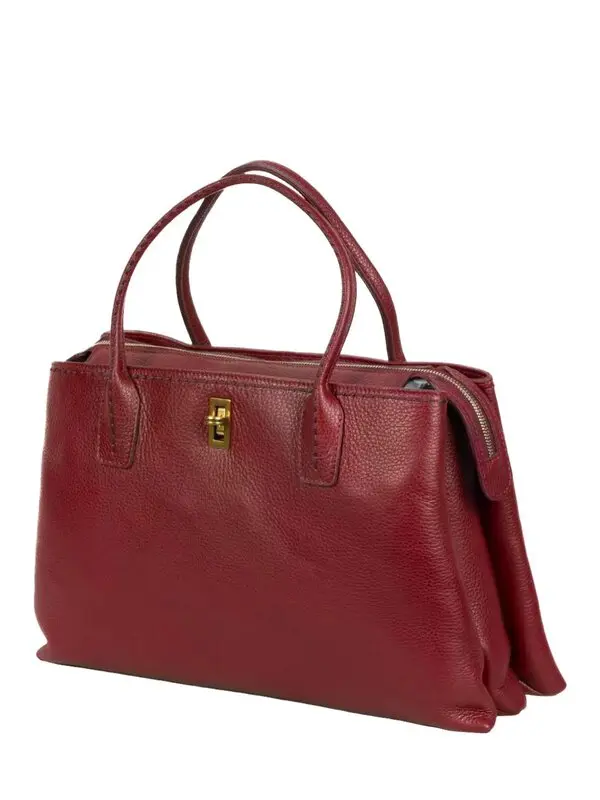 VISONA` Padlock Tote Bag - Red