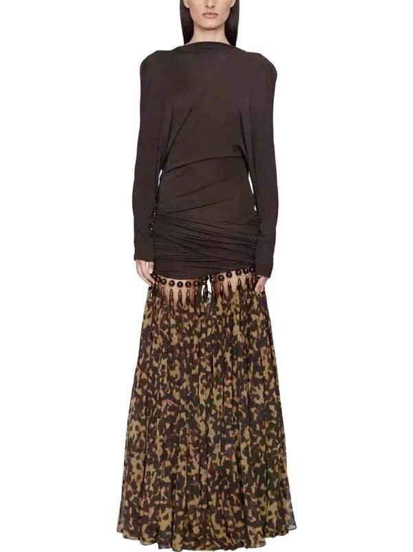 Christopher Esber Droplet Jersey Gown - Brown