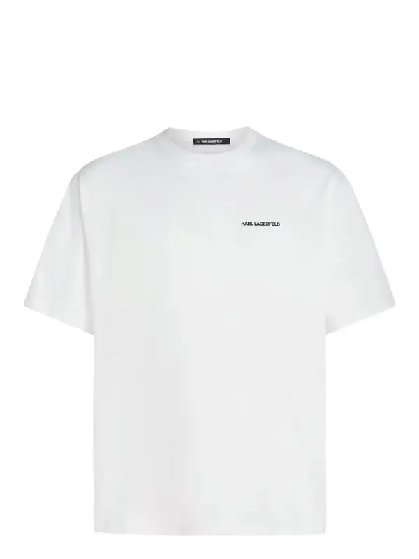 Karl Lagerfeld Rue St-guillaume Relaxed T-shirt - White