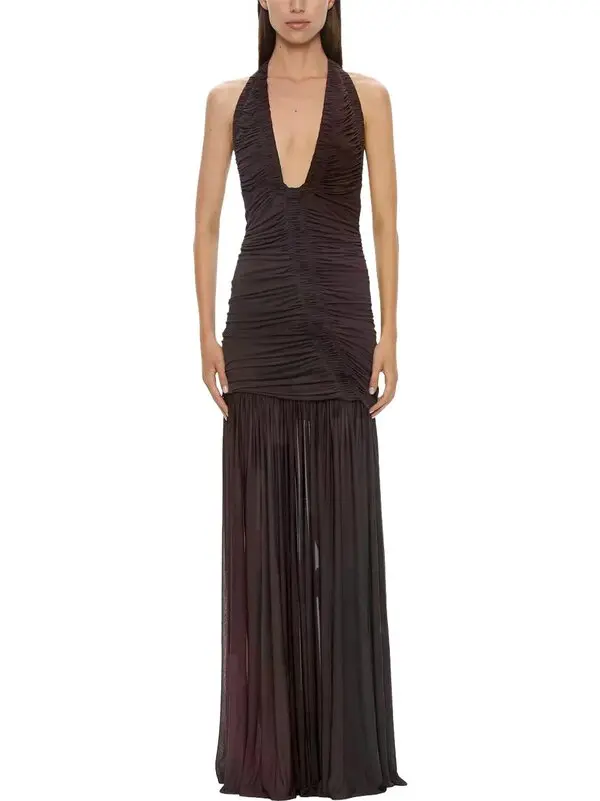 Christopher Esber Orion Maxi Gown - Brown