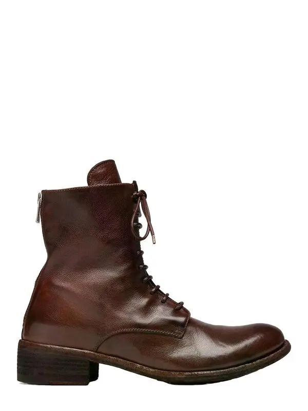 Officine Creative Leather Ankle Boots - Brown