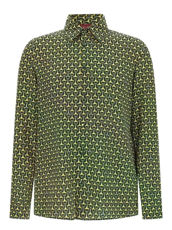 Gucci Horsebit-print Shirt - Yellow
