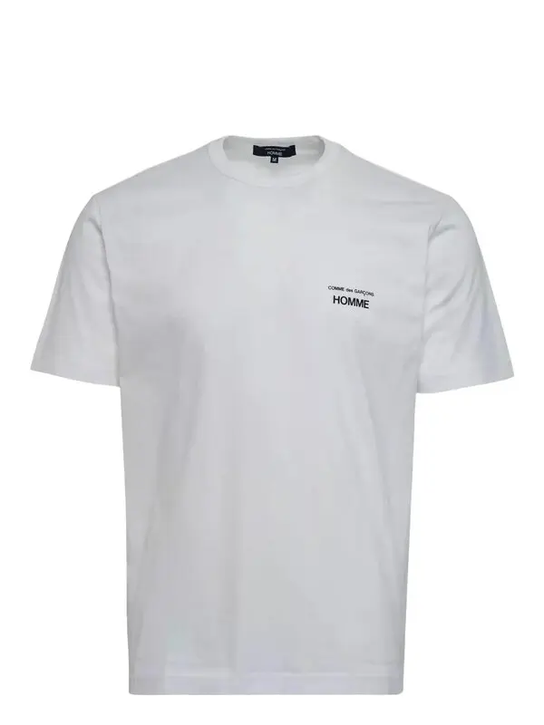 Comme Des Garçons Logo-print T-shirt - White