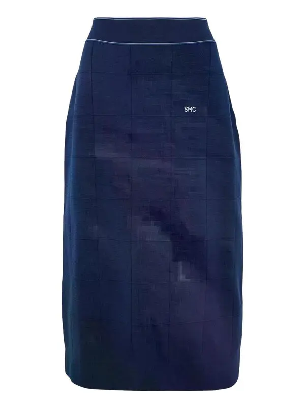 Stella McCartney High-waisted Midi Skirt - Blue
