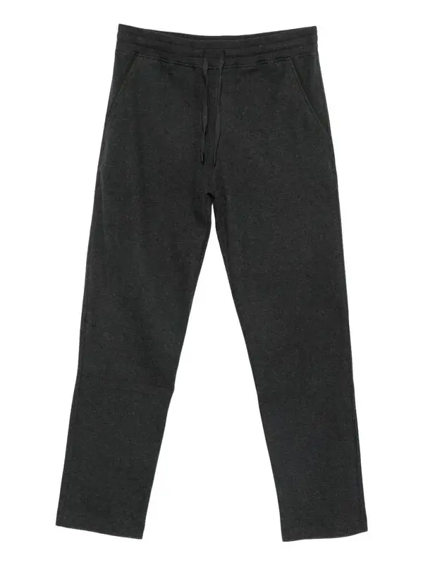Canali Cotton Blend Track Pants - Grey