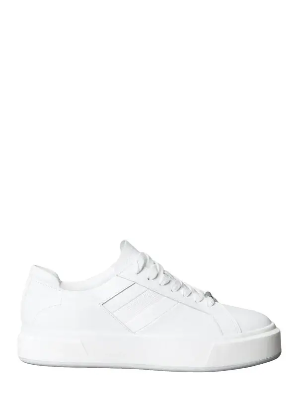 Calvin Klein Lace-up Panelled Sneakers - White