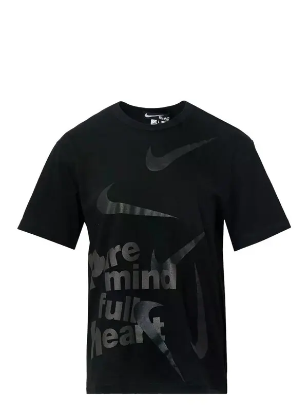 NIKE X COMME DES GARÇONS Logo-print T-shirt - Black