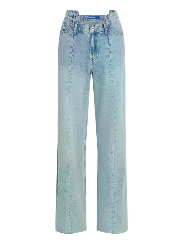 Karl Lagerfeld Seamed Relaxed Jeans - Blue