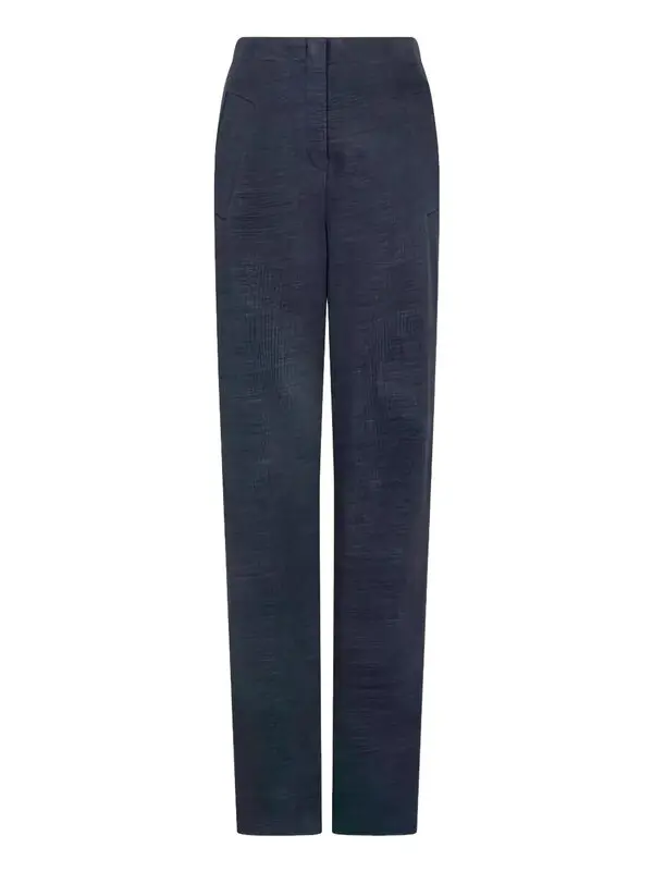 Giorgio Armani High-waisted Trousers - Grey