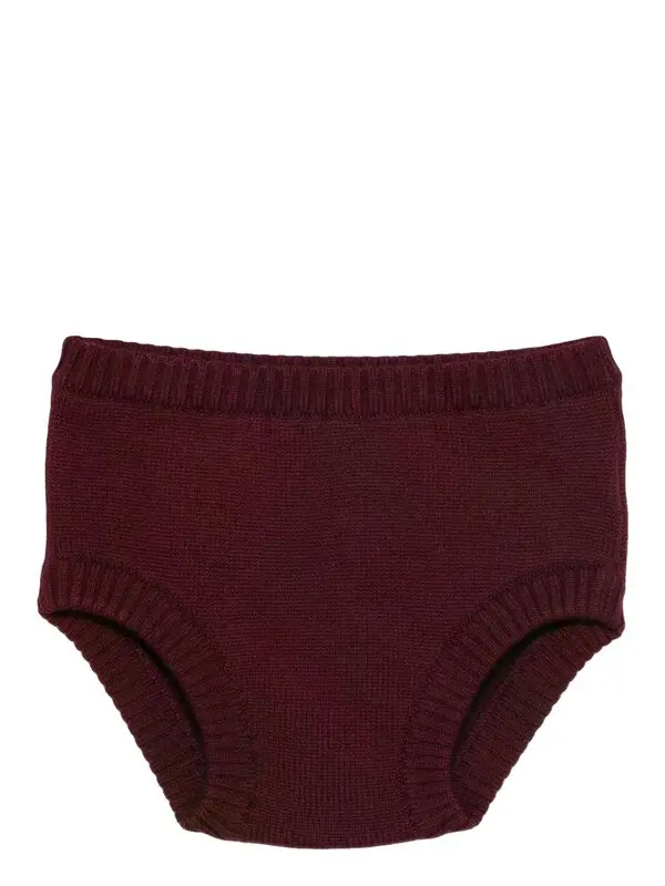 ROWEN ROSE Knitted Shorts - Purple