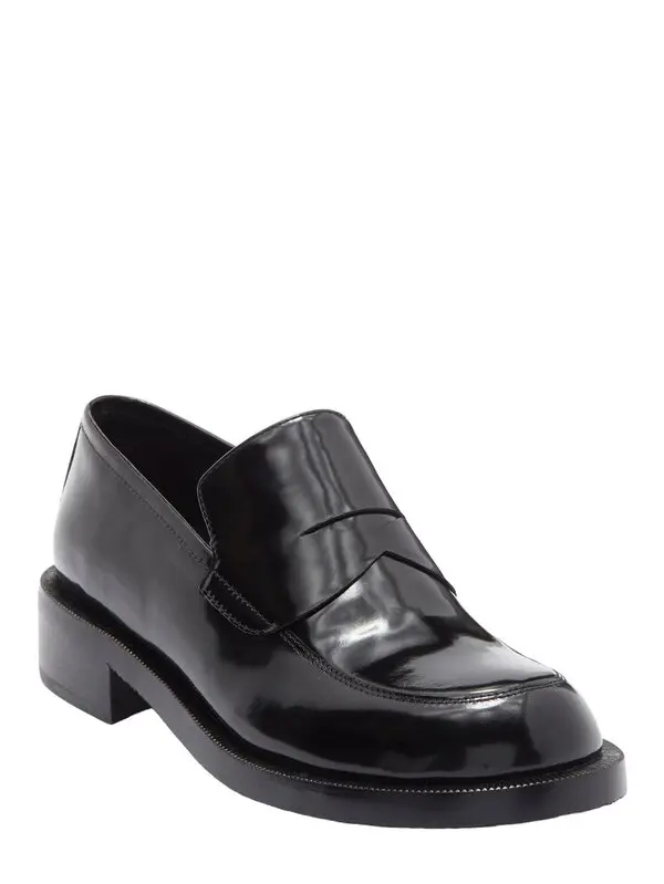 Jeffrey Campbell Rotary Penny Loafer - Black Box